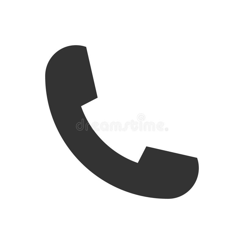 Phone Handset Telephone Vector Icon Symbol Flat Style Design for Logo ... Phone Handset Telephone Vector Icon Symbol Flat Style Design for Logo ...