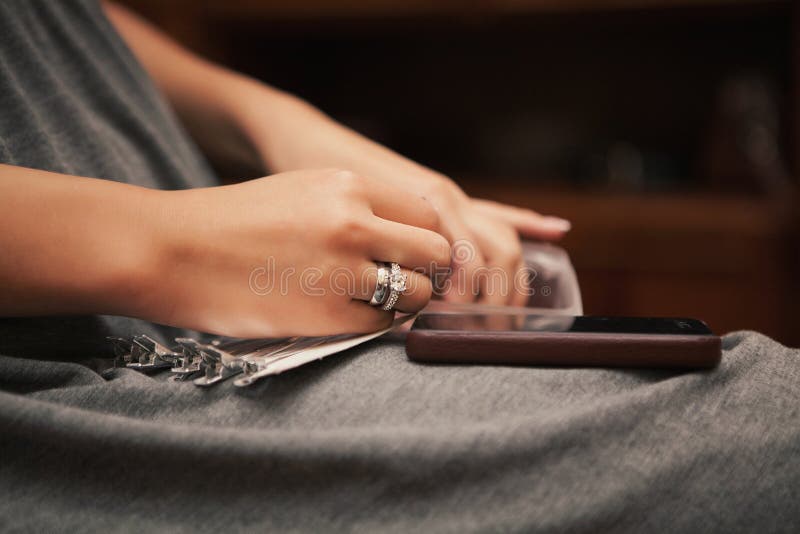 Phone on his lap stock image. Image of ring, marriage - 54641657
