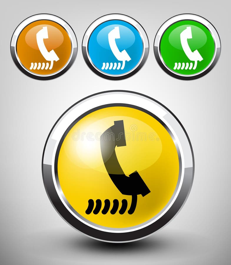 Phone icon stock vector. Illustration of element, clip - 27620911