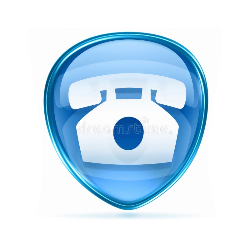 Phone icon blue. stock illustration. Illustration of symbol - 294667234