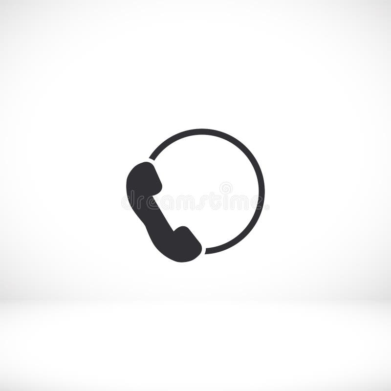 Phone Icon. Phone Icon Flat Style. Infinity Phone. Home Style. Vector ...