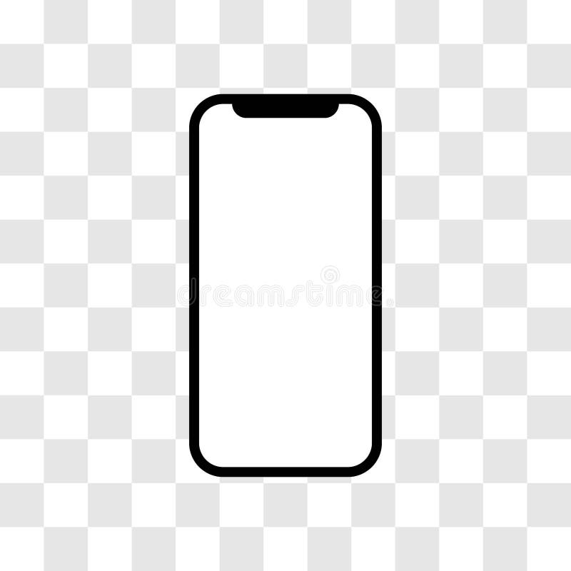 Icon Handphone Isolated on White Background. Stock Vector ...