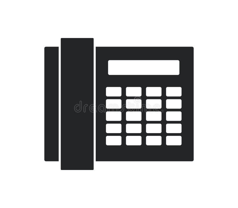 Phone Icon Illustrated in Vector on White Background Stock Illustration ...
