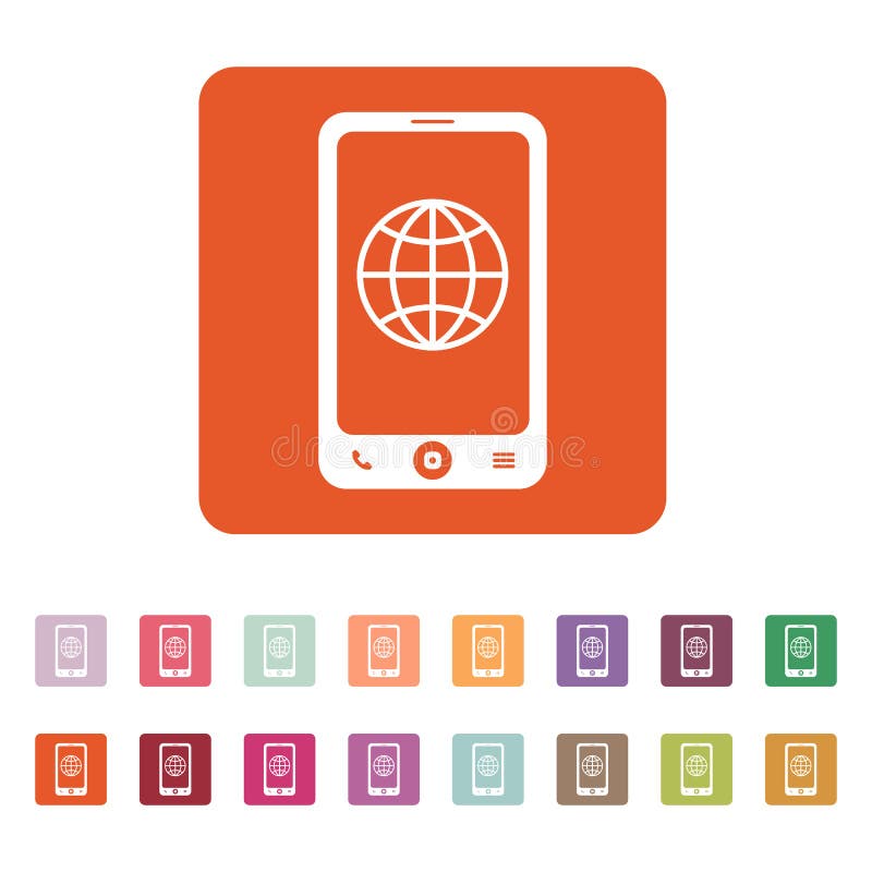 The Phone Icon. Network Symbol Stock Vector - Illustration of design ...