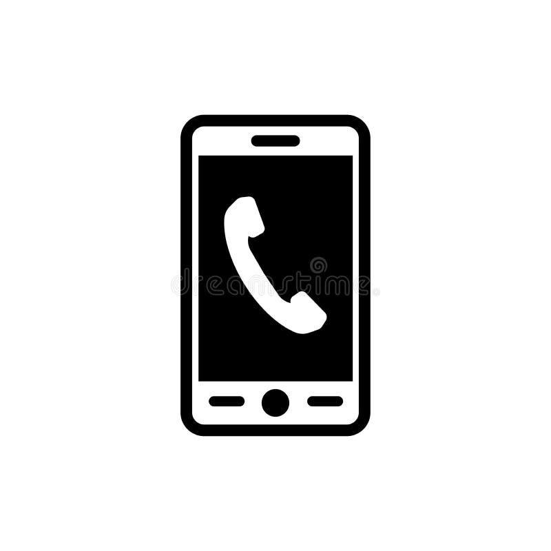 Phone Icon. One of Set Web Icons Stock Vector - Illustration of mobile ...