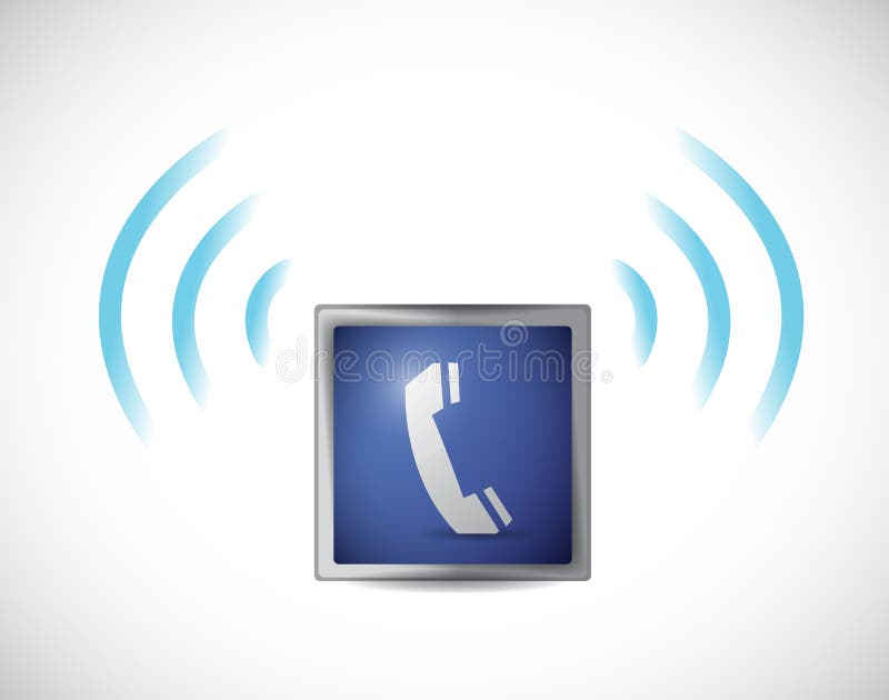Phone Icon Ringing Illustration Design Stock Illustration ...