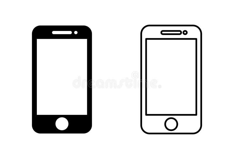 Phone Icon . Call Icon Vector. Telephone Symbol Stock Vector - Illustration of communication ...