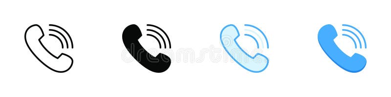 Phone Icon. Sign for Mobile Concept and Web Design Stock Vector ...