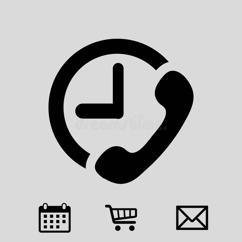 Phone Icon Stock Vector Illustration Flat Design Stock Vector