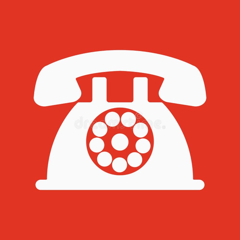 The Phone Icon. Telephone and Support, Hotline, Helpdesk Symbol. Flat ...