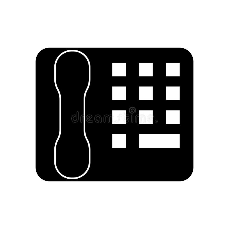 Phone icon stock vector. Illustration of telephony, vector - 266024495