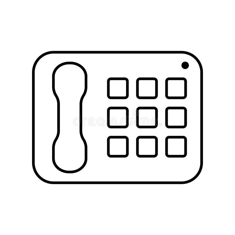 Phone icon stock vector. Illustration of digital, cellular - 266024498