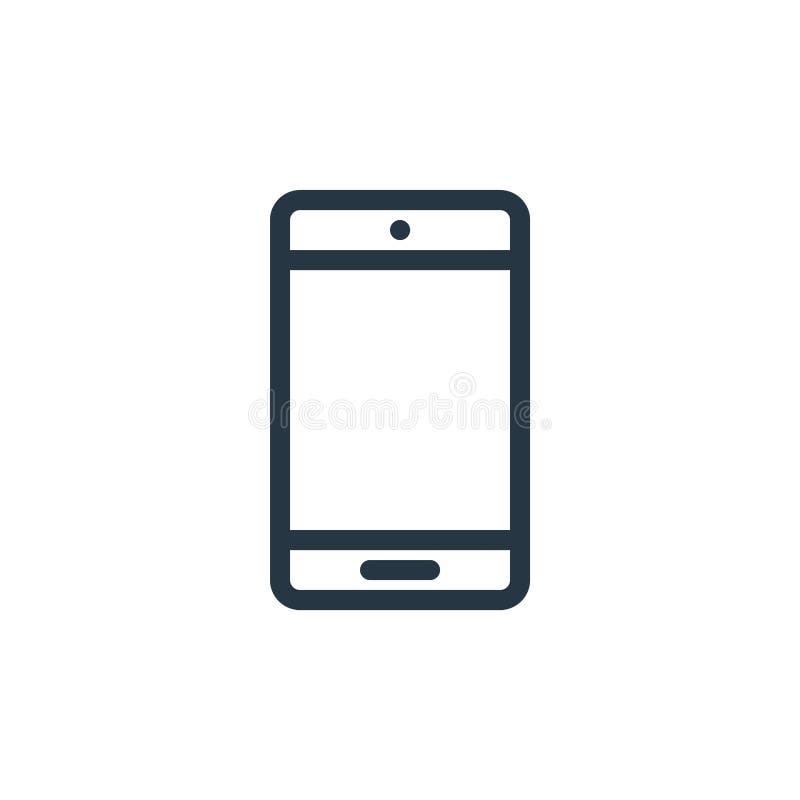 Phone Icon Vector from Marketing Business Concept. Thin Line ...