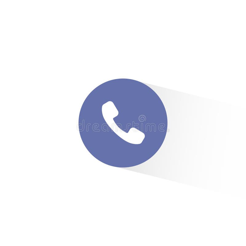 Phone Icon Vector in Trendy Flat Style. Call Symbol Illustration Stock ...