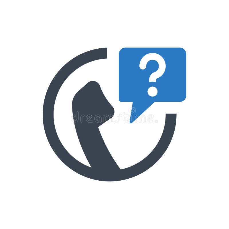 Phone interview icon stock vector. Illustration of call - 262612616