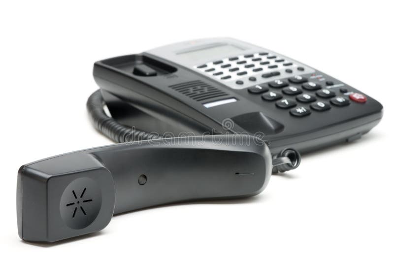 Phone isolated on white stock image. Image of receiver - 24784295