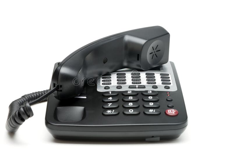 Phone isolated on white stock image. Image of receiver - 24784295