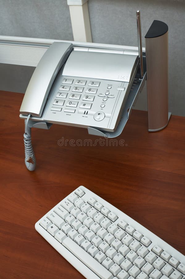 Phone and the keyboard stock image. Image of connection - 3061139