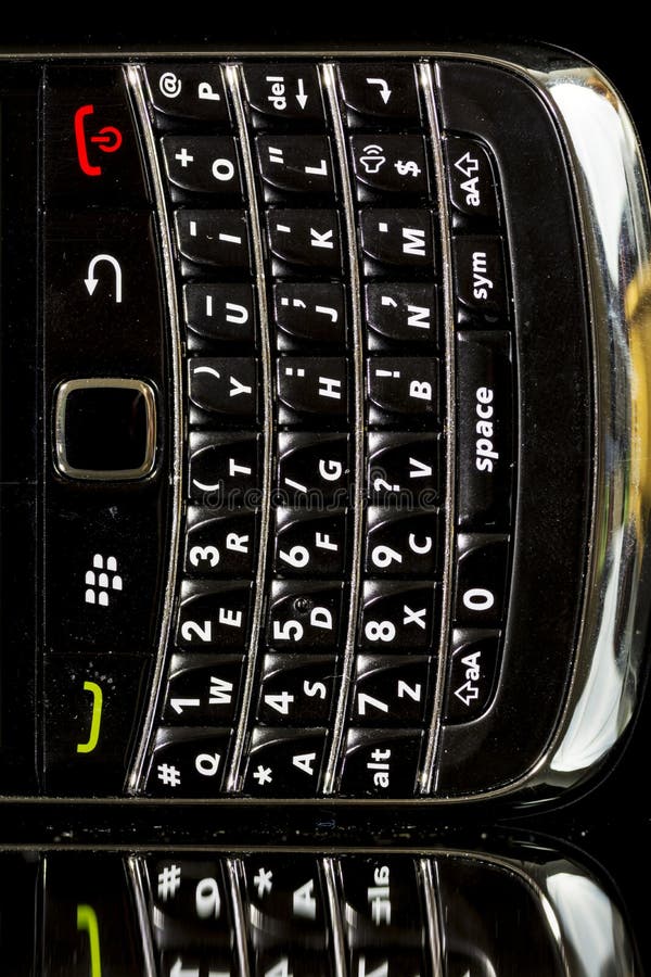Phone Keyboard for Texting Messages Stock Image - Image of computer ...