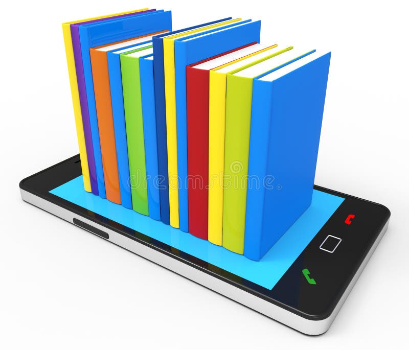 Phone Knowledge Online Indicates World Wide Web and Book Stock ...