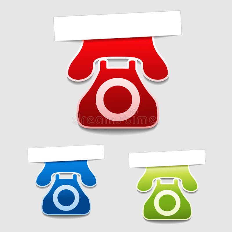 Old Style Phone Icon stock vector. Illustration of call - 22883937