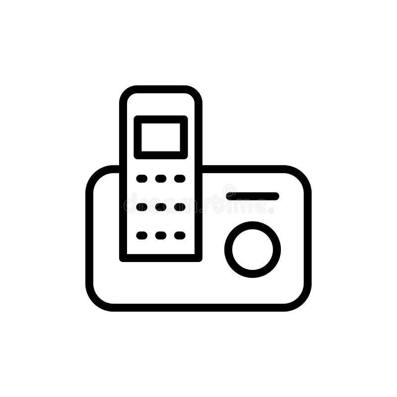 Phone Landline Phone Icon Stock Illustrations – 4,351 Phone Landline ...