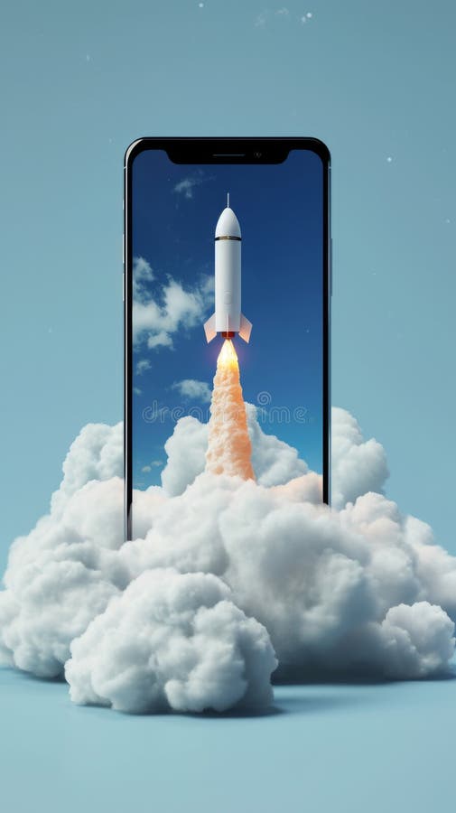 Phone Launches Rocket To Sky, Amazing Technology Launches High in the ...
