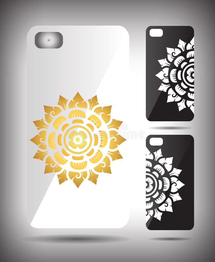 Phone Line Thai Cover Vector Illustration Stock Vector - Illustration ...