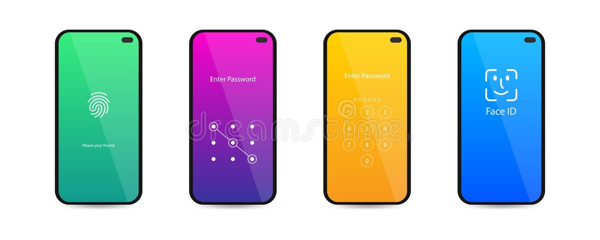 Phone Password Vector Stock Illustrations – 19,116 Phone Password ...