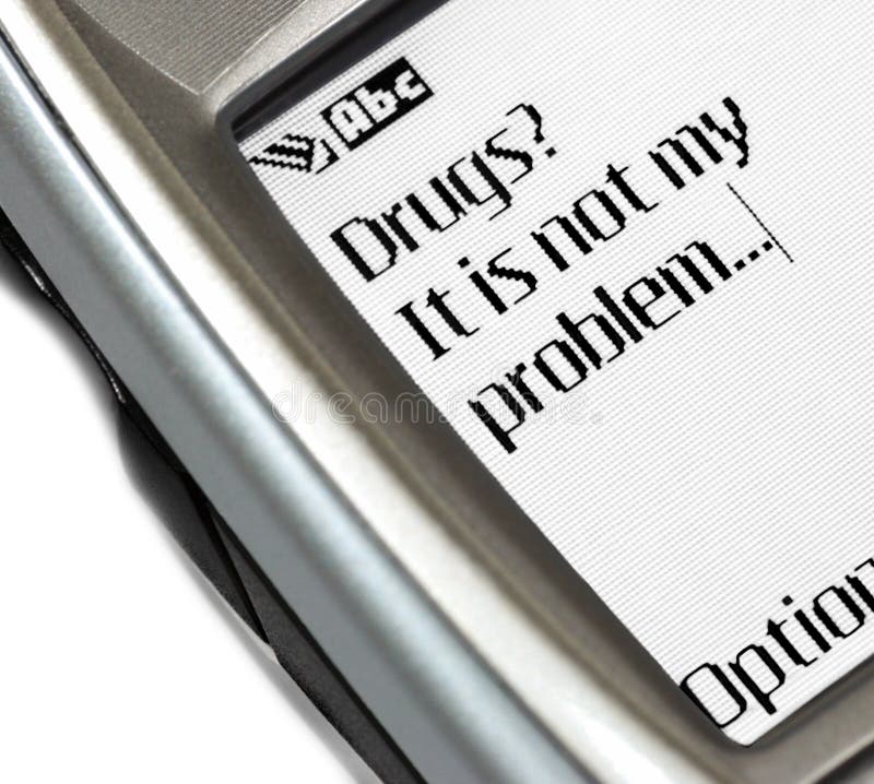 Phone message stock image. Image of narcotic, challenge - 3894883