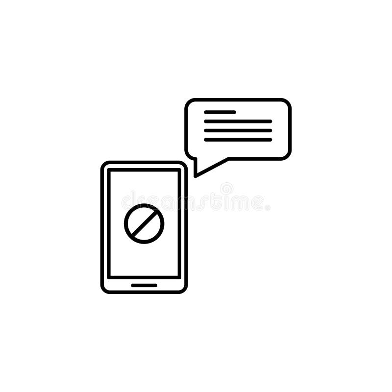 Phone, Message, Problem Icon. Element of Telecommunication Icon for ...