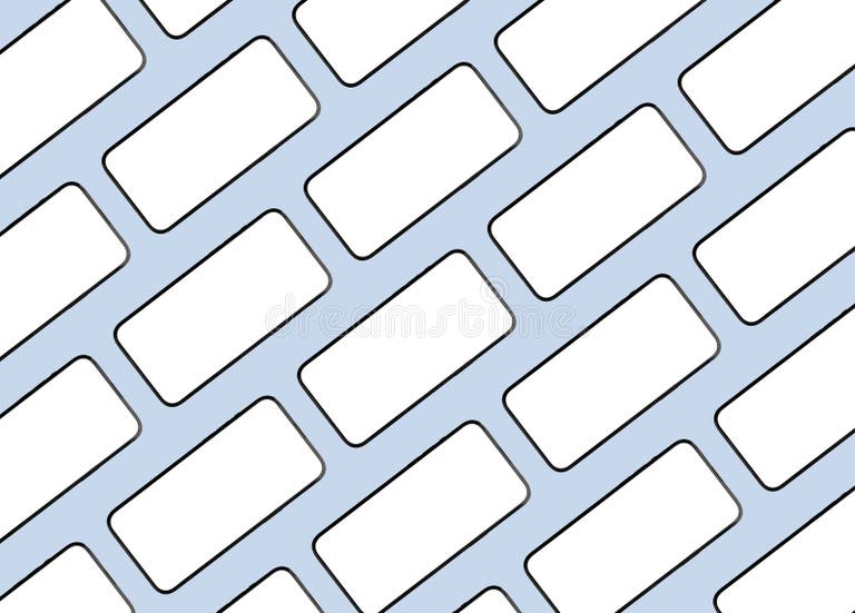 Phone Mockup with Multiple Mobile Screens Arranged in a Diagonal Line ...