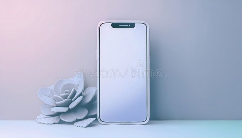 Phone Mockup Showcasing App Layout, Sleek User Interface, 3D ...