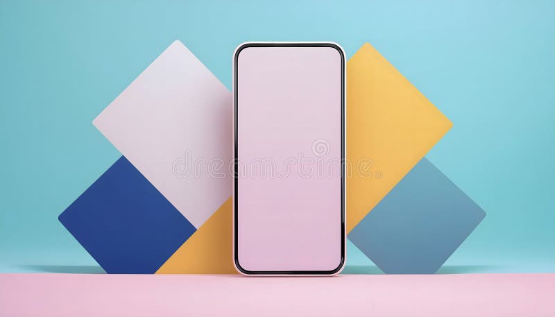 Phone Mockup Showcasing App Layout, Sleek User Interface, 3D ...