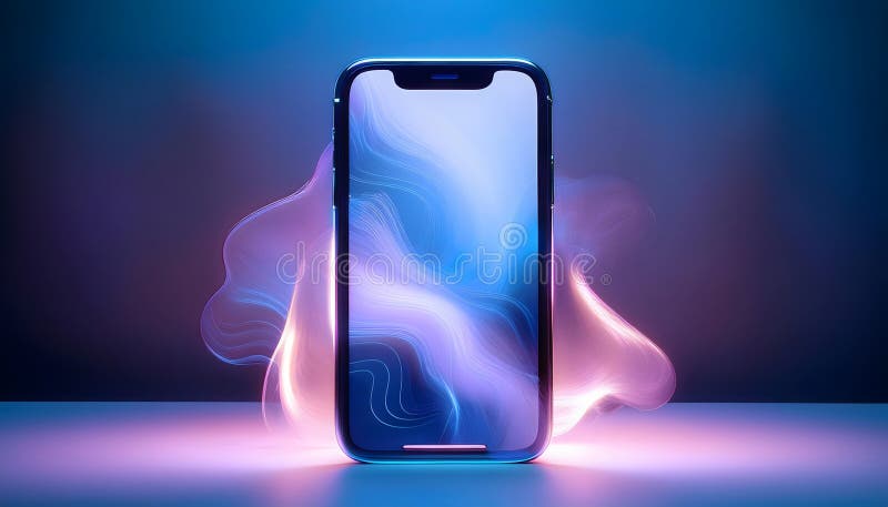 Phone Mockup Showcasing App Layout, Sleek User Interface, 3D ...