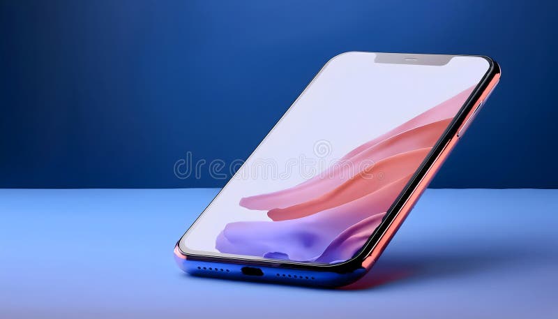 Phone Mockup Showcasing App Layout, Sleek User Interface, 3D ...