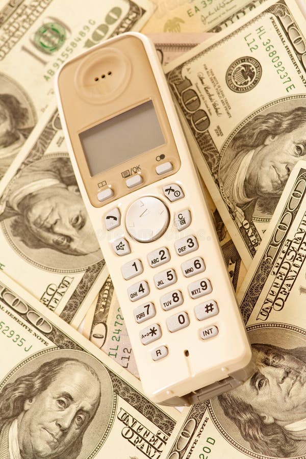 Phone and money stock image. Image of communication, wealth - 11232861