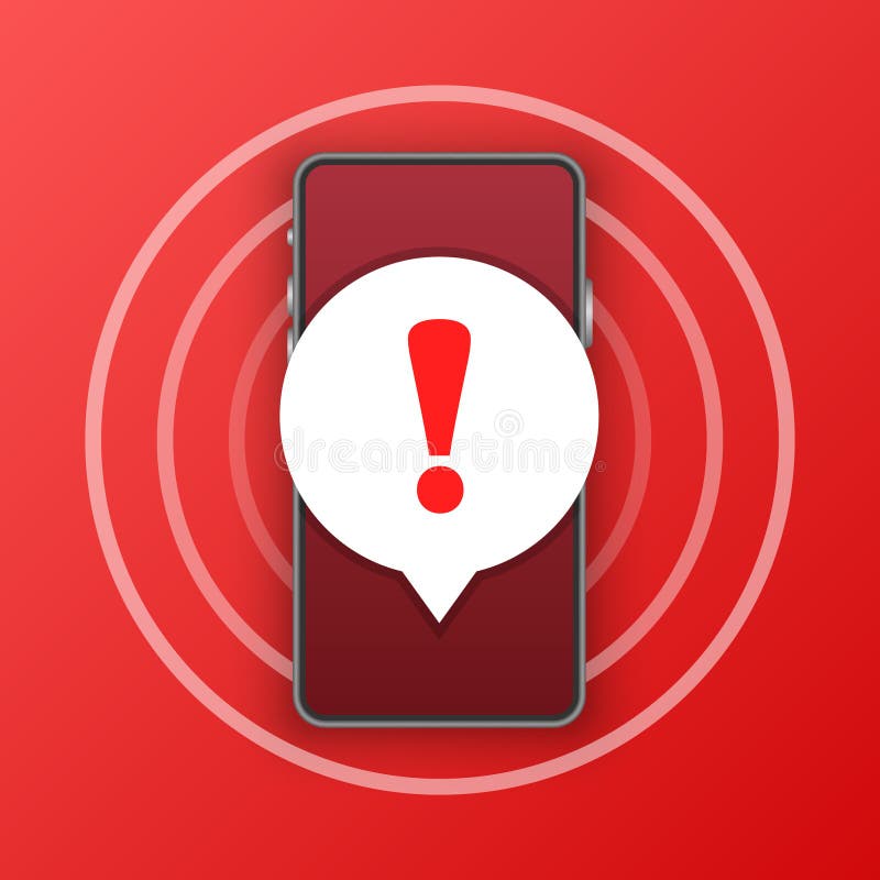 Exclamation Notifications Stock Illustrations – 223 Exclamation ...