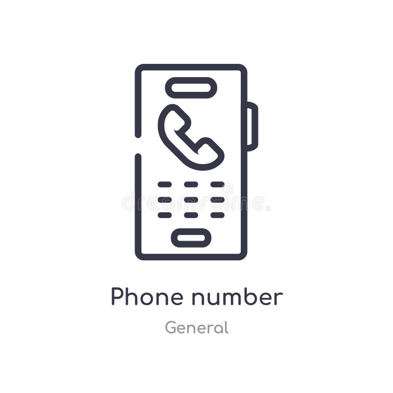 Number Outline Silhouette Generative Ai Stock Vector - Illustration of ...