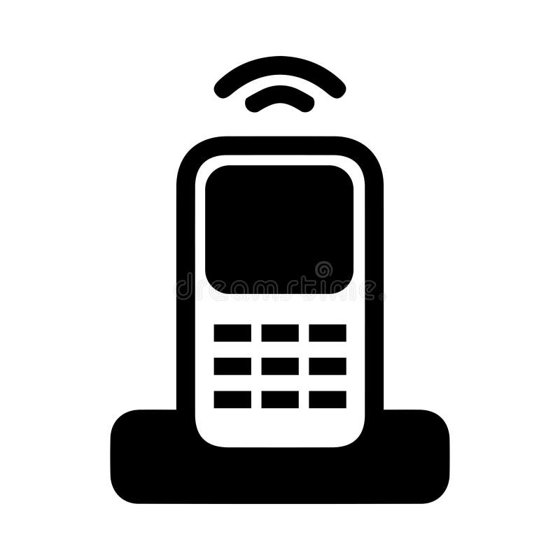 Phone, Old Phone, Office Phone, Desk Phone Icon Stock Vector ...
