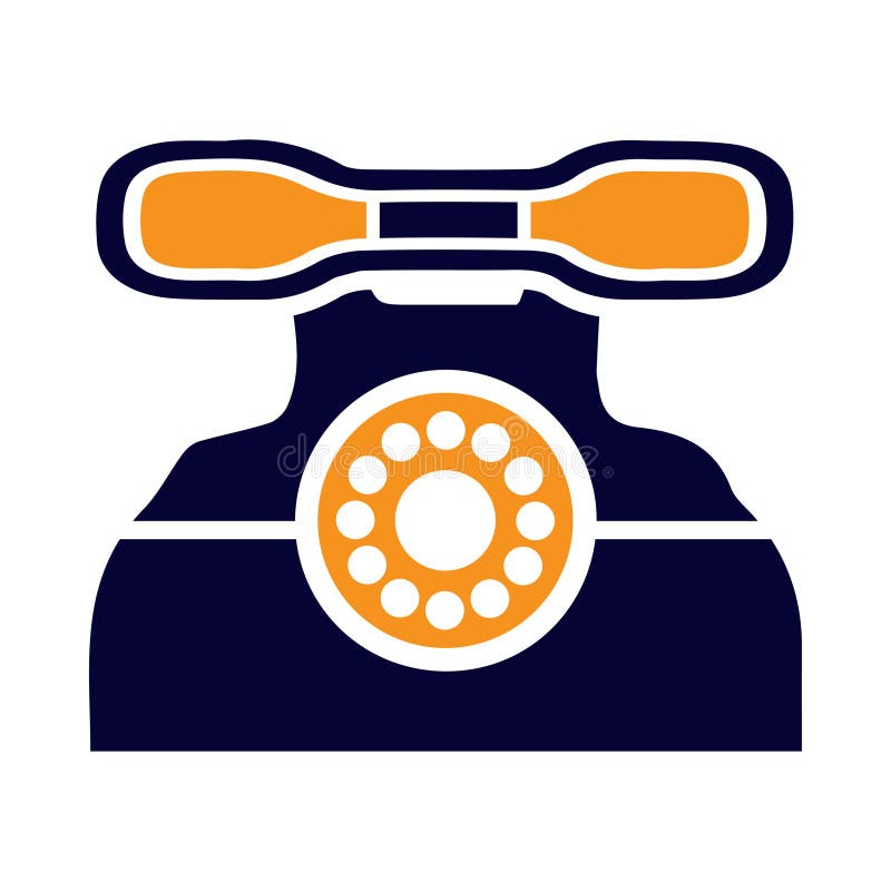 Phone, Old Phone, Office Phone, Desk Phone Icon Stock Vector ...
