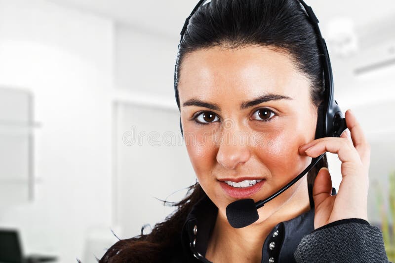 Phone operator stock image. Image of beautiful, environment - 23218033