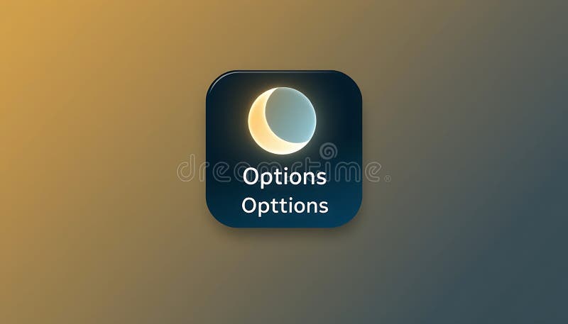 Phone Options Icon, Settings Menu, App Interface Element, UI Generative ...
