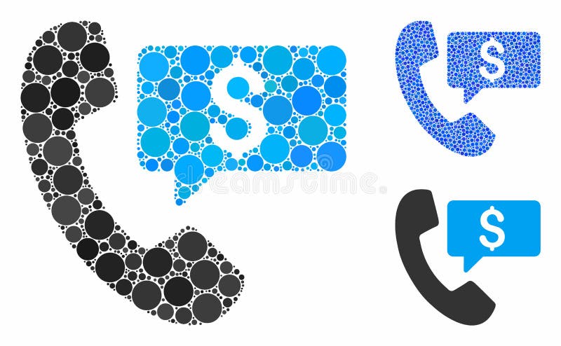 Phone Order Flat Glyph Icons Stock Illustration - Illustration of ...