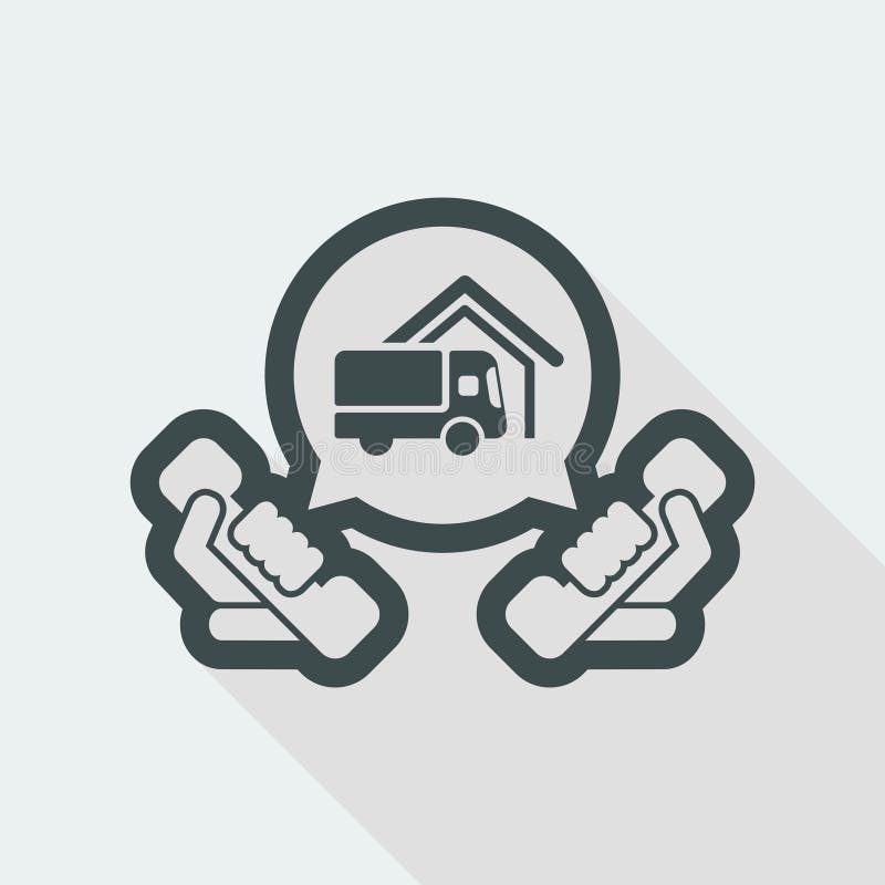 Phone for Ordering Products Stock Vector - Illustration of home, icon ...