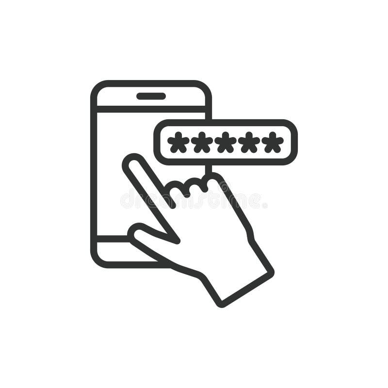 Wi Fi Password Icon Vector for Graphic Design, Logo, Website, Social ...