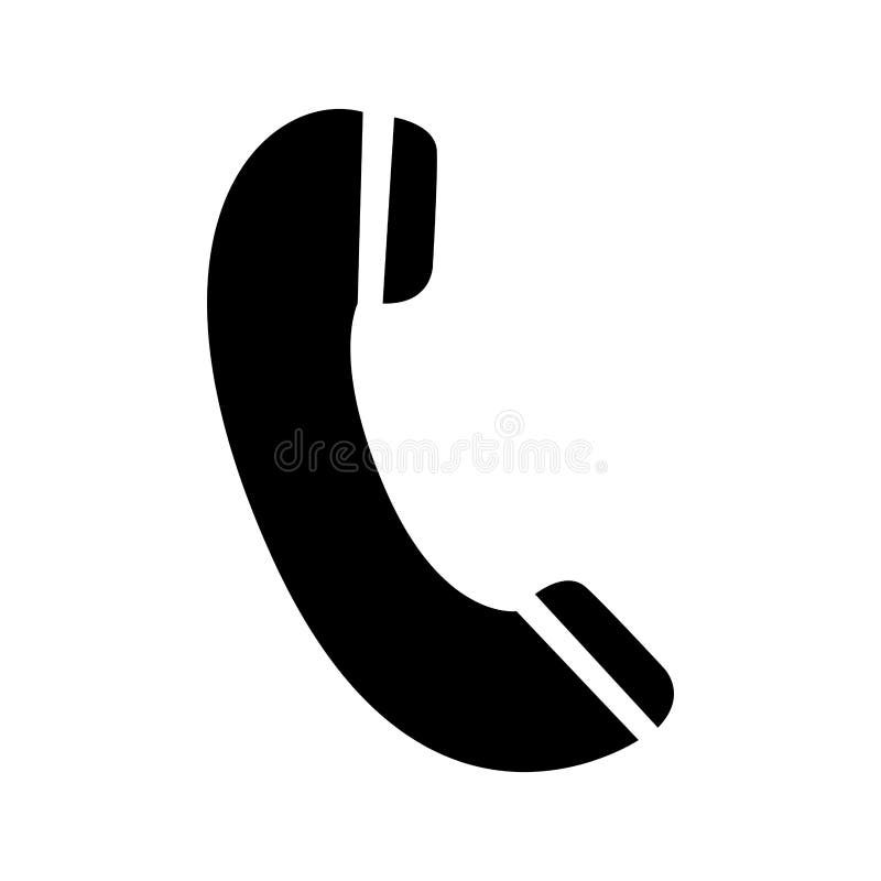 Phone pictogram icon image stock vector. Illustration of receiver ...