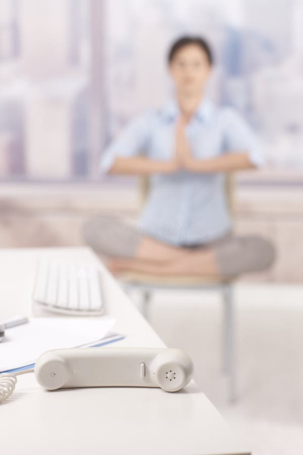 Phone put aside in office stock photo. Image of healthy - 17727388