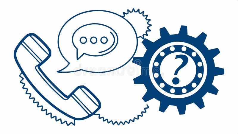 Phone and Question Mark, Customer Support and Help Service Vector ...