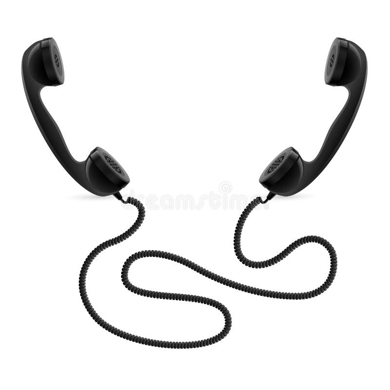 Retro phone handle stock vector. Illustration of antiquated - 26045366